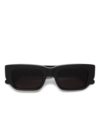 Retro Superfuture lunettes de soleil &agrave; monture rectangulaire - Noir