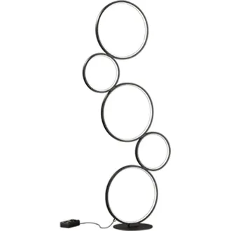 Trio Lampadaire led 36W, 4700lm, 3000K, H115 cm, variateur, IP20, Noir Mat Rondo
