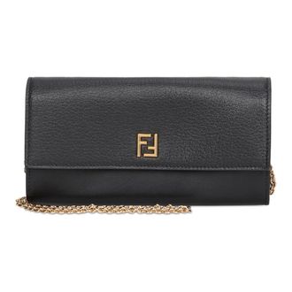 Fendi Continental Pouch mit Schulterriemen - - Accessories - Damen - Schwarzk - ONE SIZE