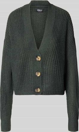 Only Boxy Fit Strickjacke mit V-Ausschnitt Modell CAROL