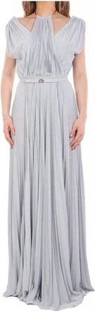 Elisabetta Franchi Femme, Robes, Bleu, Taille: 42 FR Elisabetta Franchi - Robes > Day Robes > Maxi Robes