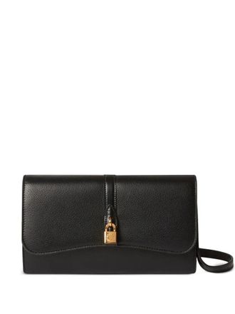 Stella McCartney Stella McCartney Hobo Bags - Rectangular Black Crossbody Bag With Textured Flap - Gr. unisize - in Schwarz - f&uuml;r Damen