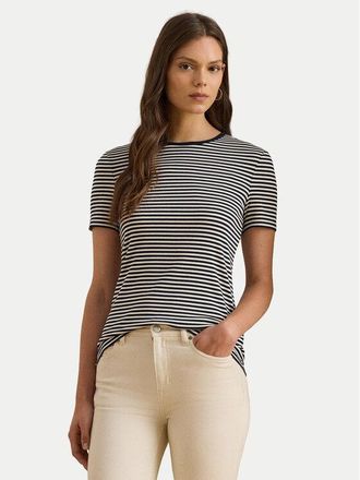 Lauren Ralph Lauren T-Shirt 200P03721002 Dunkelblau Slim Fit