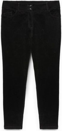 Fiorella Rubino Femme, Pantalons, Noir, Taille: 54 FR Pantalon skinny en velours
