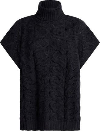 Etro Pull &agrave; col roul&eacute; cachemire - Femme - Pulls - Bleu - Taille: 38 FR