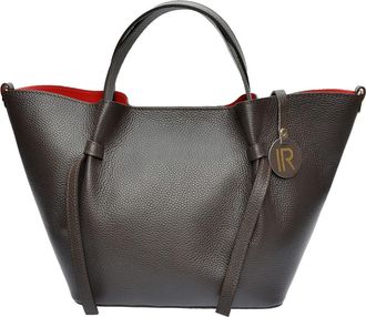 Isabella Rhea Kastanienbraun Rindsledertasche