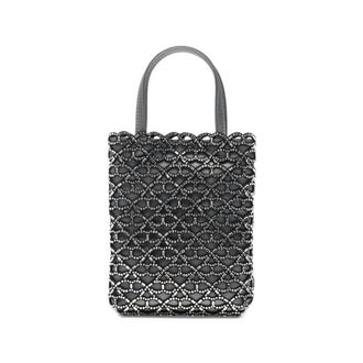 Anya Hindmarch Crystal-embellished Scalloped-edge Mini Bag