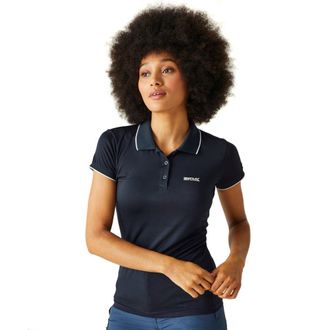 Regatta Damen Remex Ii Active Poloshirt Polohemd, Marineblau, einfarbig, 42