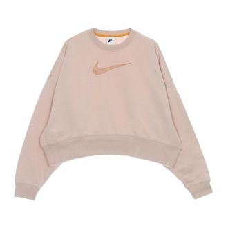 Nike Femme, Sweatshirts et sweats à capuche, Rose, Taille: 40 FR SweaT-shirt à col rond léger