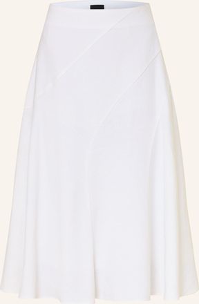 HUGO BOSS Rock Vicena Mit Leinen weiss