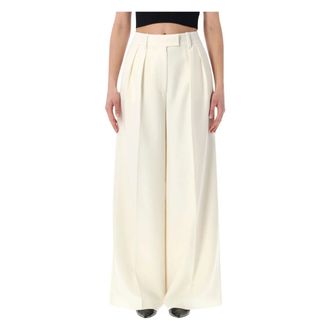 Anine Bing Femme, Pantalons, Beige, Taille: 38 FR Wide Pantalons