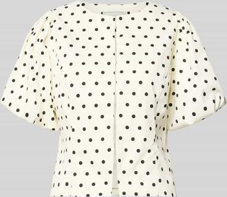 Neo Noir Slim Fit Bluse mit Puff&auml;rmeln Modell ANELA DOT