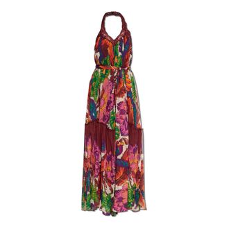 Etro Seidenkleid mit Spitzeneins&auml;tzen - - Dresses - Damen - Mehrfarbig - XS