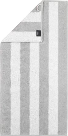 Caw&Ouml; Handt&uuml;cher Zoom Blockstreifen 120 Platin - 76