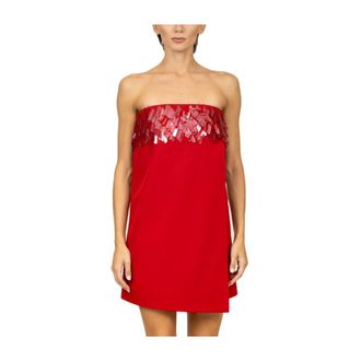 Amen Damen, Kleider, Rot, XSGr&ouml;&szlig;e