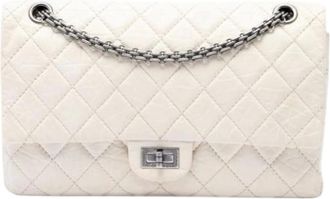 Chanel Sac bandouli&egrave;re Reissue Flap Pre-owned - Femme - Pre-owned - Blanc - Taille: ONE Size
