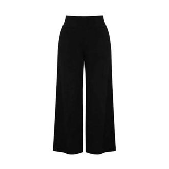 Generic Pantalon d&eacute;contract&eacute; &eacute;l&eacute;gant en tissu &eacute;lastique pour femme, Noir, 5XL Grande taille