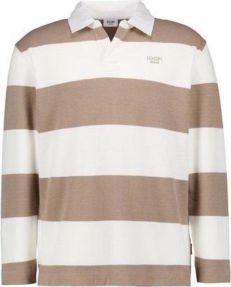Joop Herren Pullover braun Baumwolle gestreift