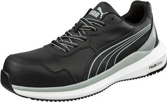 Puma Albatros Zoom Black Low S3S ESD FO HRO SR Chaussures de sécurité légères antidérapantes sans métal Embout en fibre de verre Chaussures de travail, Noi