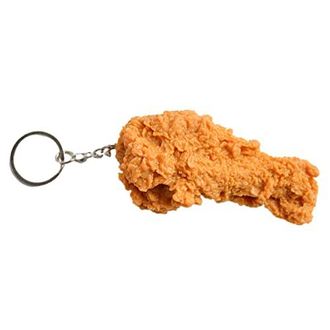 BESTONZON Pendentif En Forme De Cuisse De Poulet Porte-Clés Pour Costume Porte-Monnaie Pour Enfant Médaillon Décoration De Poulet Pendentif Décoratif Pour Alime