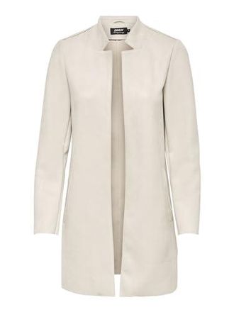 Only ONLSOHO Faux Suede Coatigan CC OTW Veste en Cuir synth&eacute;tique, Pumice Stone, L Femme
