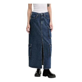 Karl Lagerfeld Denim Maxi Rock - - Skirts - Damen - Blau - XS