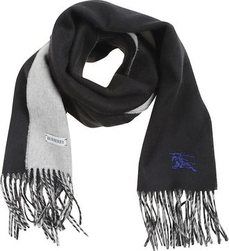 Burberry T&uuml;cher & Schals - Blue Cashmere Scarf - Gr. unisize - in Schwarz - f&uuml;r Damen
