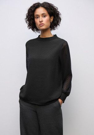 Street One Chiffonbluse mit Smok-Detail