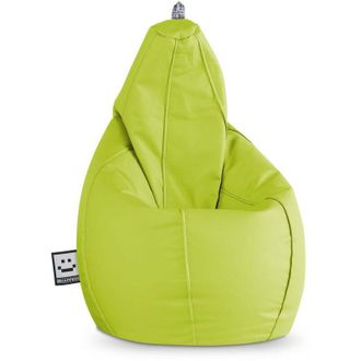 Happers Happers - Pouf Poire Similicuir Indoor Vert xxl