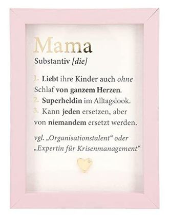 Depesche 11626-014 - Bilderrahmen mit Kompliment, kleiner Deko-Rahmen mit hübschem Spruch, ca. 12 x 9 x 1,9 cm, ideal als Geschenk oder kleine Aufmerksamkeit