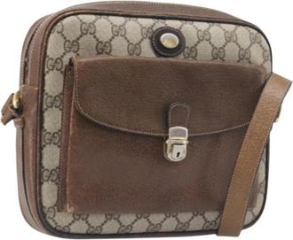 Gucci Sac bandouli&egrave;re vintage Pre-owned - Femme - Pre-owned - Brun - Taille: ONE Size