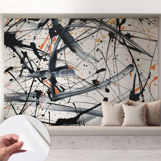 Tulup Carta Da Parati Autoadesiva - Fotomurale - Decorazione Parete - Stile Elegante - Decorazione Casa - Caos Energico 208x146 Cm