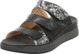 Think Femme Meggie Mule, Noir Combi 0040, 36 EU Étroit