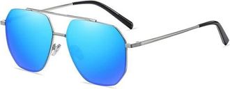 Generic Lunettes De Soleil Polaris&eacute;es For Hommes Et Femmes, Verres De Soleil &Agrave; Couleur Changeante For La Conduite Et Les D&eacute;placements(Blue)