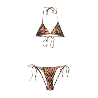 Jean Paul Gaultier Damen, Bademode, Braun, XSGröße