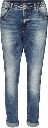 Vero Moda Damen Relaxed Jeanshose VMMAXI LW A.FIT CLEAN Jeans, Gr. W29/L32 (Herstellergr&ouml;&szlig;e: 29), Blau (Dark Blue Denim)