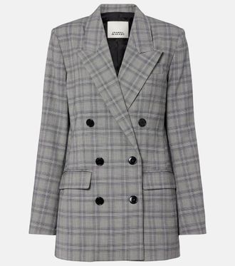 Isabel Marant Jacke Jevima Prince of Wales-Karomuster