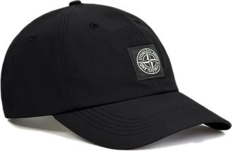 Stone Island Homme, Accessoires, Noir, Taille: ONE Size Casquette de baseball avec &eacute;cusson Compass