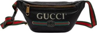 Gucci Sac banane logo Pre-owned - unisex - Pre-owned - Noir - Taille: ONE Size