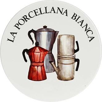 La Porcellana Bianca La Porcellana Bianca Untersetzer zum Einkochen, rund, dekoriert