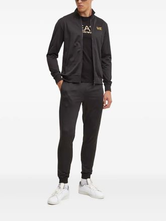 Emporio Armani Jumpsuit mit Logo - Schwarz