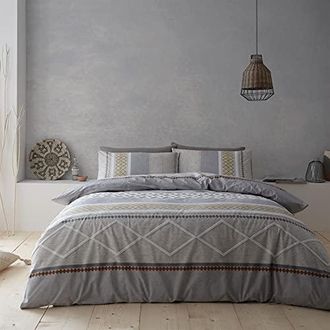 Pineapple Elephant Kadin Bettwäsche-Set für Doppelbett, Baumwolle, Natur