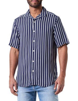 Only & Sons ONSWAYNE Life SS MIXSTRIPE Viscose Shirt