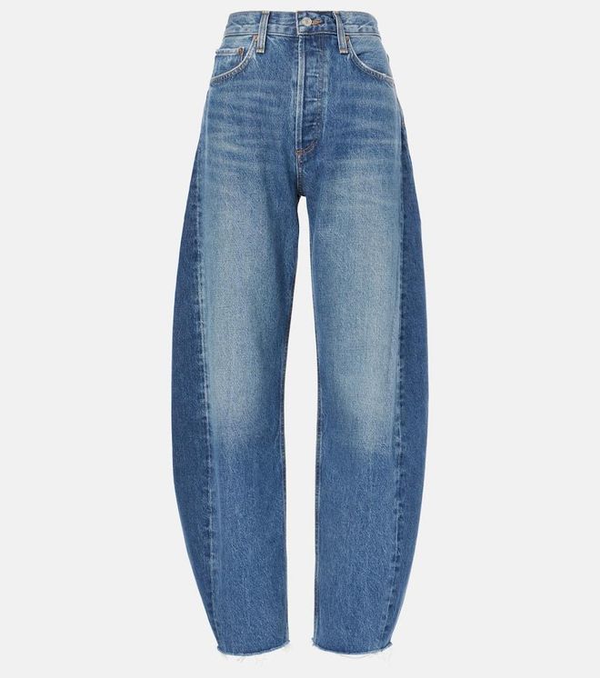 High-Rise Barrel Jeans Luna