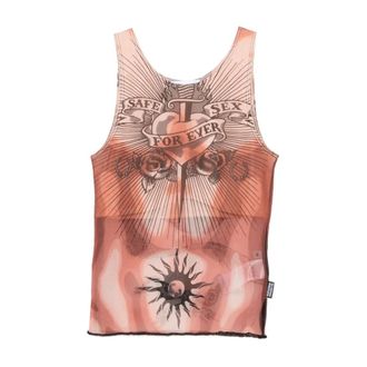 Jean Paul Gaultier To457 Tank Top - - Tops - Damen - Mehrfarbig - M