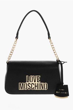 Moschino LOVE Faux Leather Shoulder Bag with Embossed Logo size Unica