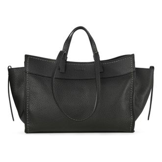 PLINIO VISONA Femme, Sacs, Noir, Taille: ONE Size Queen Handbag