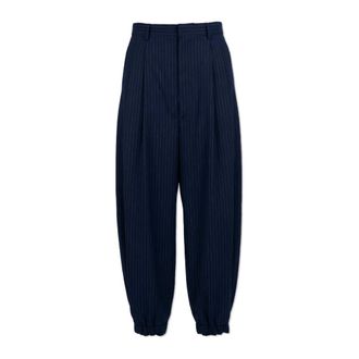 Moschino Nadelstreifenhose - - Trousers - Damen - Blau - S