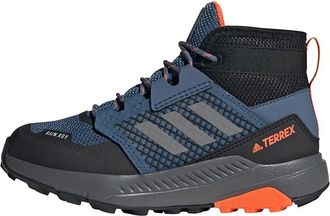 adidas Unisex Kinder Terrex Trailmaker Mid RAIN.RDY Hiking Shoes, Wonder Steel/Grey/Impact Orange, 38 2/3 EU