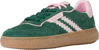 Tamaris Damen Schn&uuml;rer gr&uuml;n 40